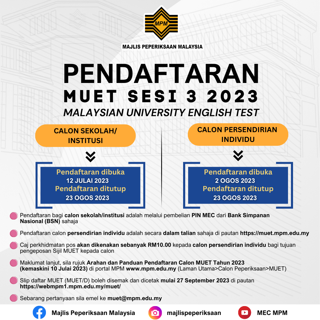 Laman Utama - Portal Rasmi Majlis Peperiksaan Malaysia (MPM)