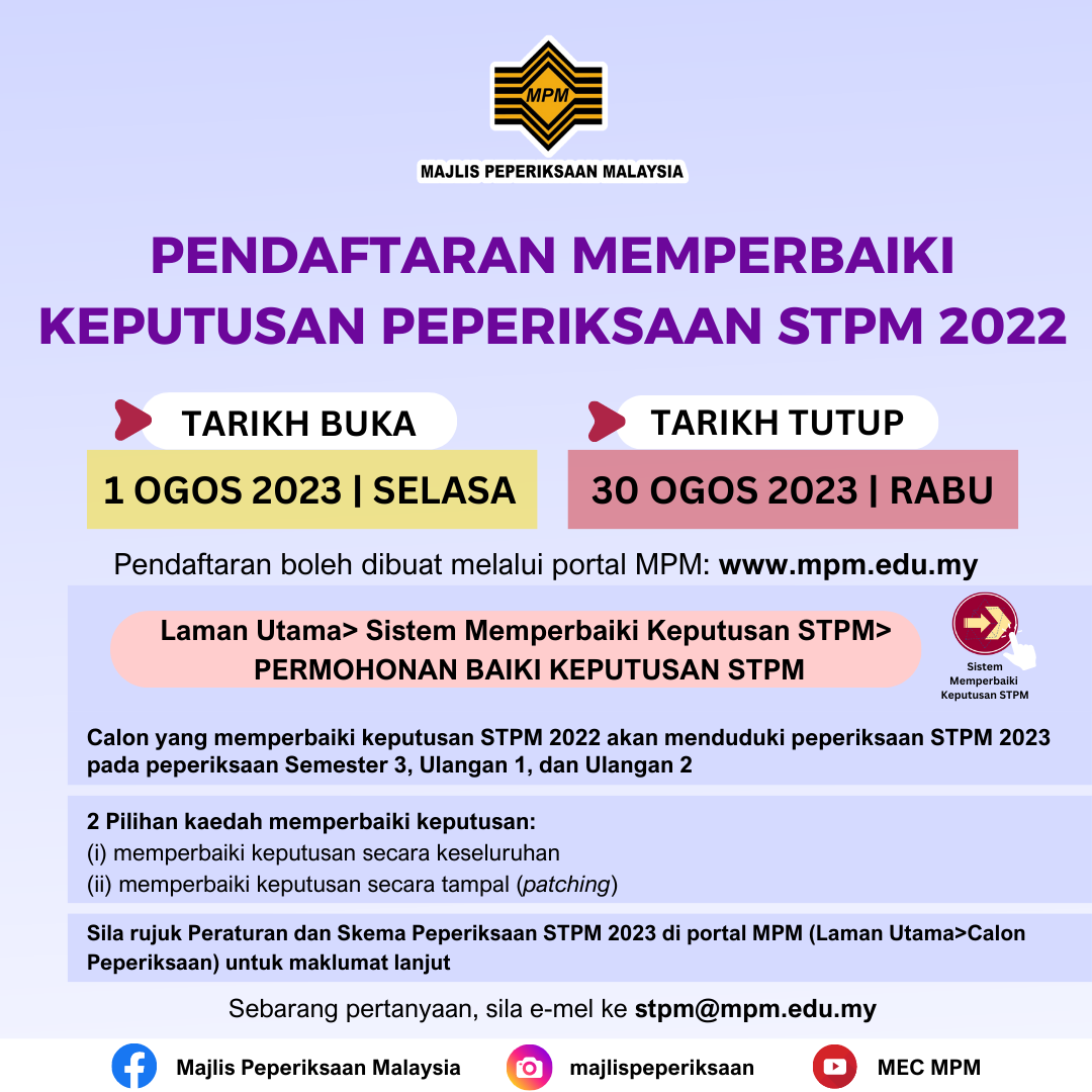 Laman Utama - Portal Rasmi Majlis Peperiksaan Malaysia (MPM)